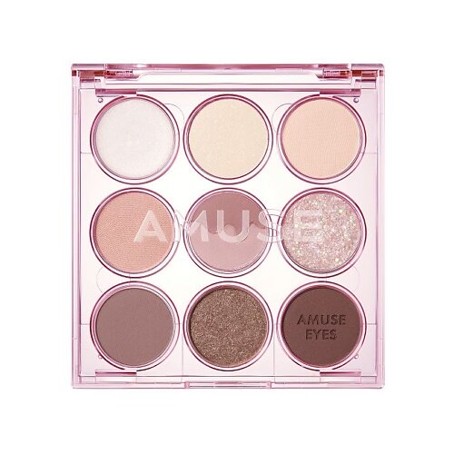 AMUSE Палетка теней для век Eye Color Pallete, № 04 Peony Skin, 0,6 г * 9 шт № 04 Peony Skin, 0,6 г * 9 шт