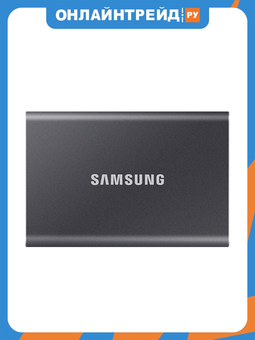 Внешний SSD диск Samsung 1.8" T7 1.0 Tb USB 3.2 Type-C Titanium MU-PC1T0T/WW