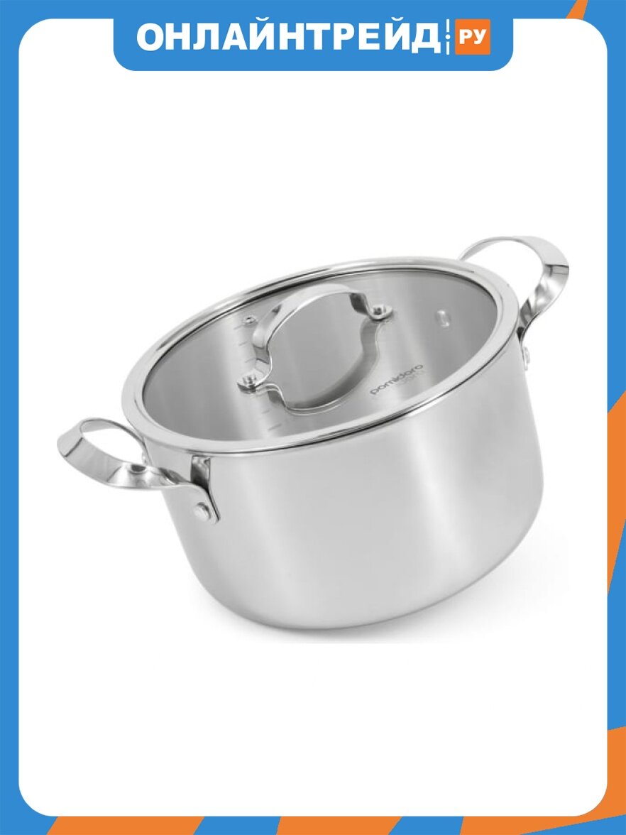 Кастрюля Pomi D'oro с крышкой -Maestro 22см, 4,5л. P595729