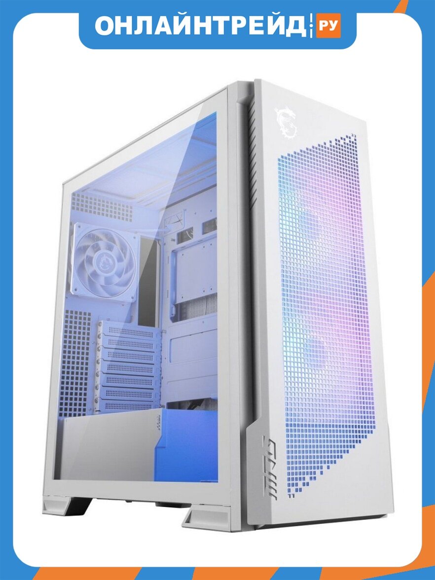 Корпус Msi MPG VELOX 300R AIRFLOW PZ, белый (306-7G27W21-JA4)
