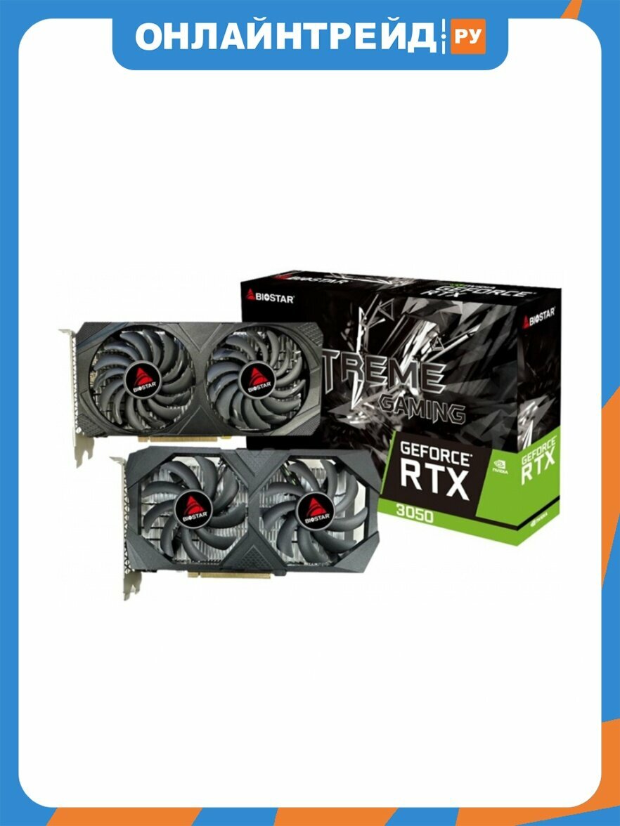 Видеокарта Biostar GeForce RTX 3050 EXTREME GAMING 6G