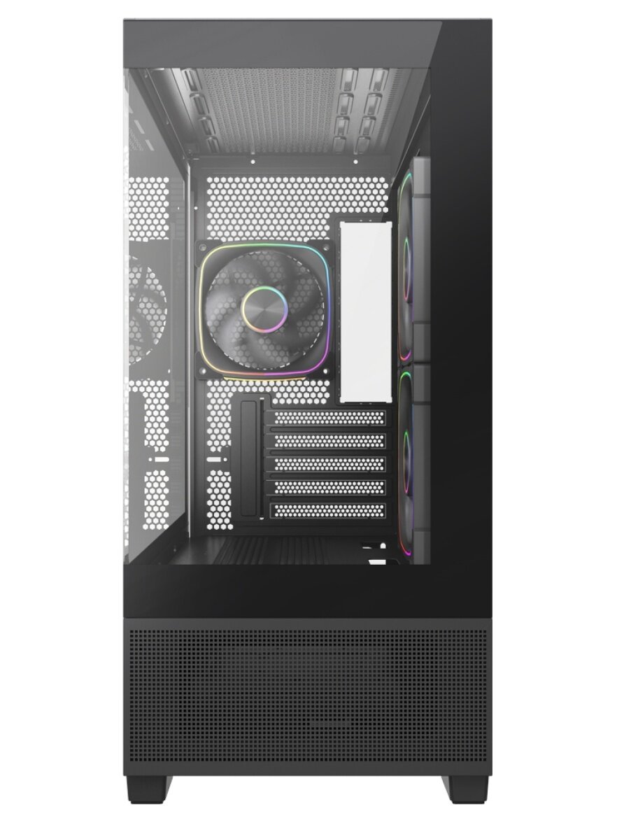 Корпус Powercase Vision Micro S3B, черный (CVMMSB-A3) — фото 1