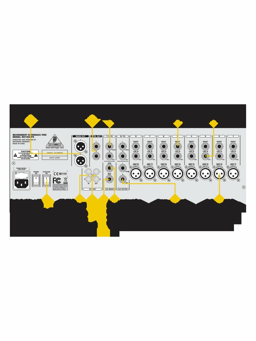 Микшер Behringer RX1202FX V2 — фото 1