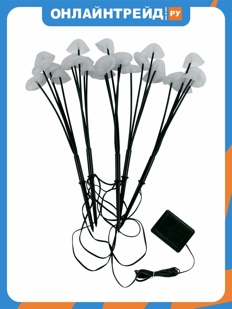 Садовый светильник на солнечной батарее Uniel Волшебные грибы USL-S-832/PM030 FAIRY MUSHROOMS SET25