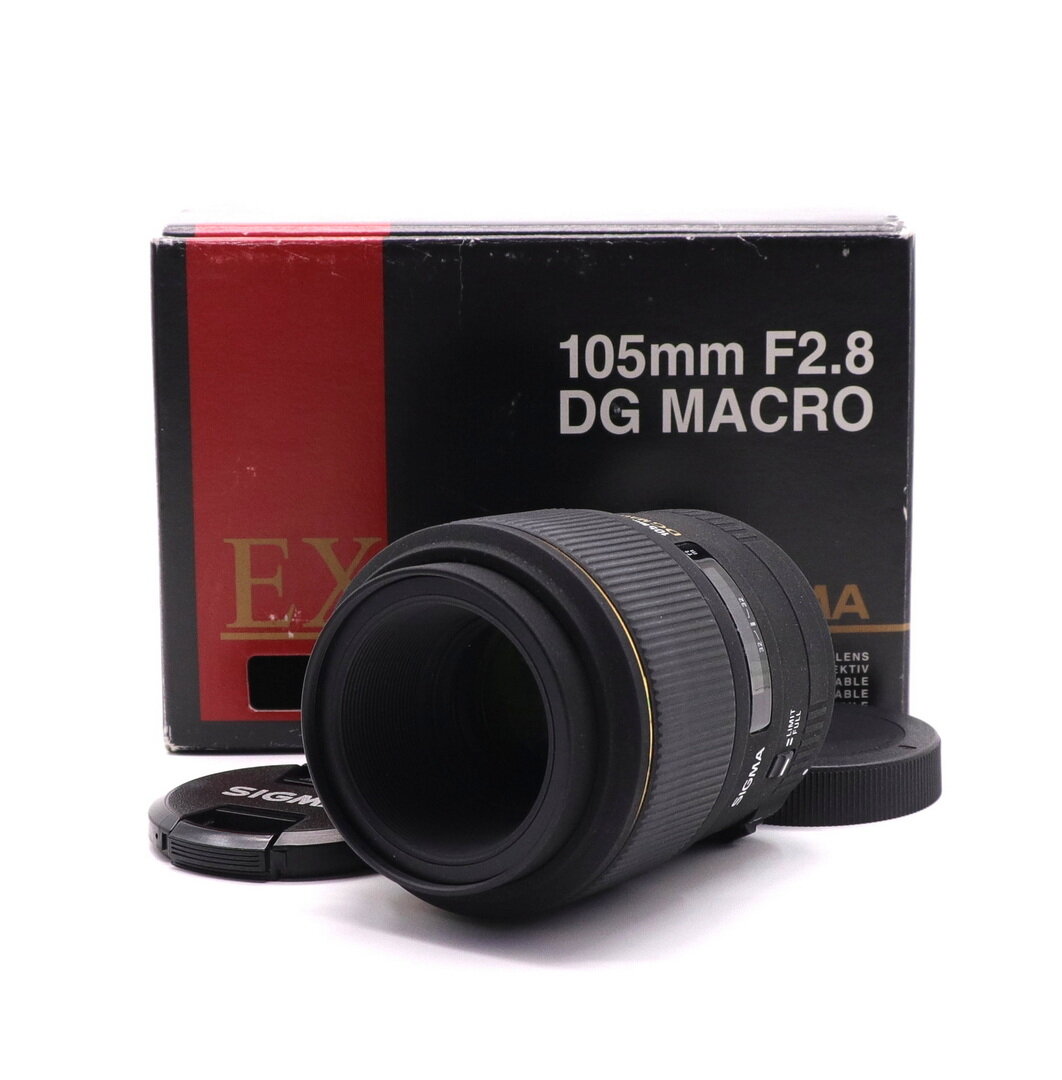 Sigma AF 105mm f/2.8 EX DG Macro Sigma SA в упаковке
