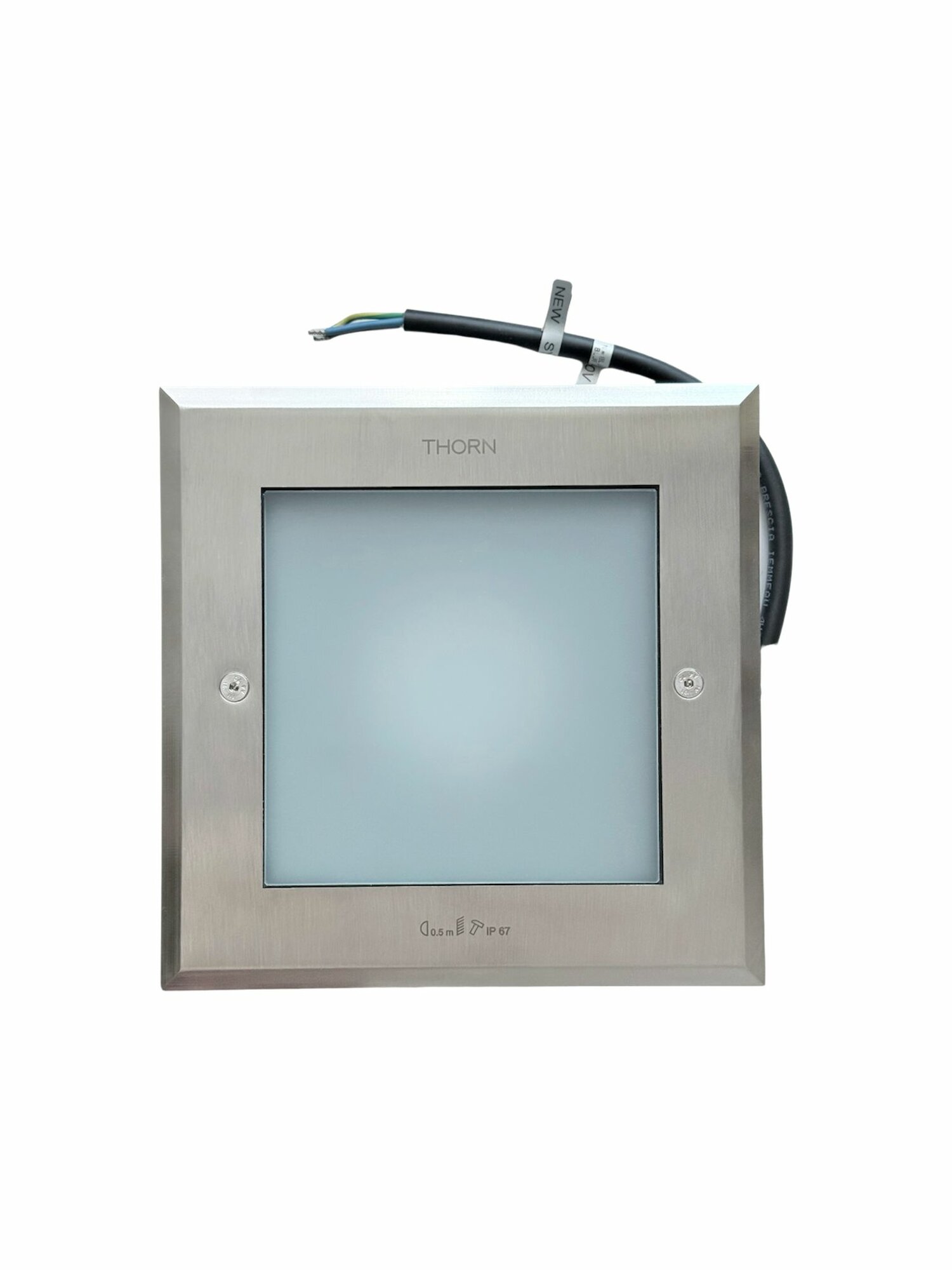 Премиальный грунтовый квадратный светильник - THORN E/FACT C1TSLIM/G 1,5W 16LED/WHI FR 96231371