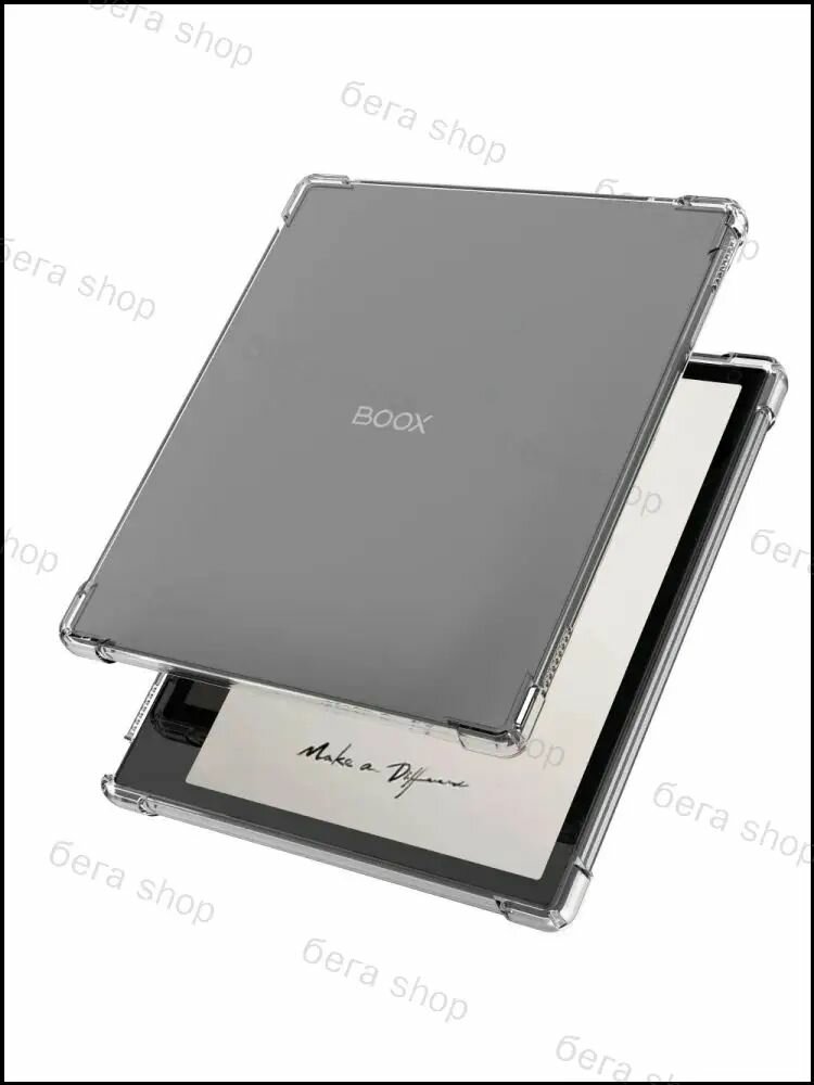 Прозрачный чехол для планшета 7,8-дюймового Onyx Boox leaf 2/3/3 c/go color 7/page 7 e-Reader - Ультратонкая легкая прозрачная силиконовая гибкая мягкая задняя крышка