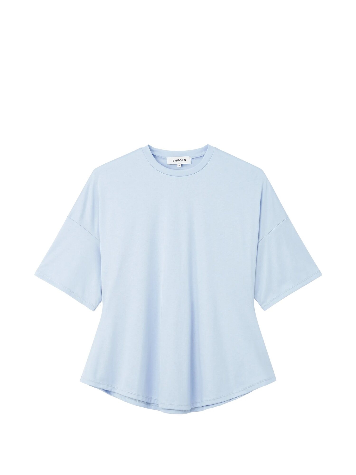 Футболка ENFOLD Peplum curved-hem T-shirt