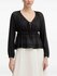 Блуза GAUDI Ruffled tie-fastening blouse, размер 40