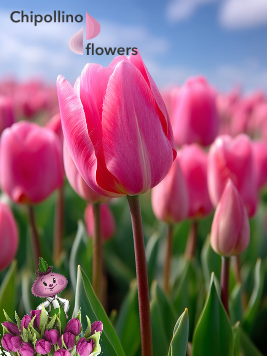 Луковицы цветов, chipollino flowers, Тюльпан VAN EIJK (3 луковицы)