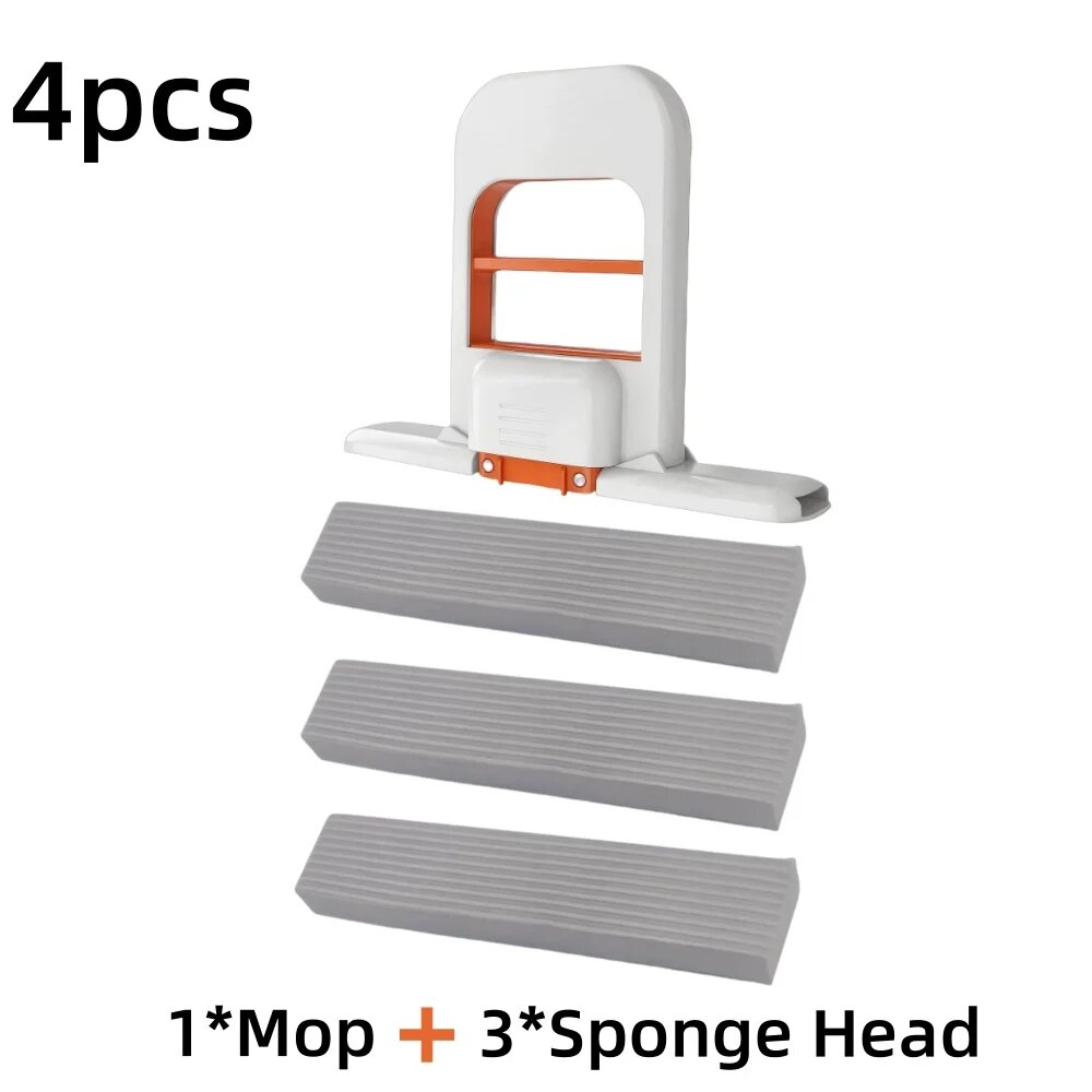 Микрофибра швабра-губка складная 1Mop and 3Head