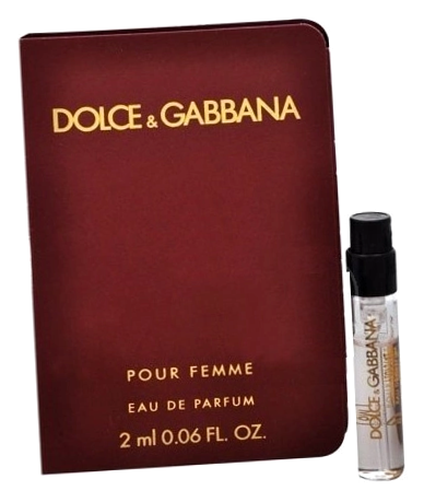 D&G Pour Femme 2 мл - сэмпл парфюмерной воды / Дольче Габбана Пур Фам