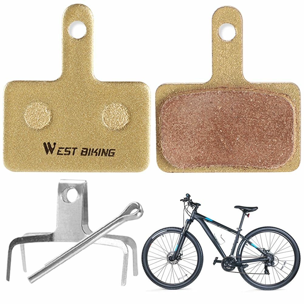 Тормозные колодки для велосипеда WEST BIKING, металлические, размер 35 30,5 мм