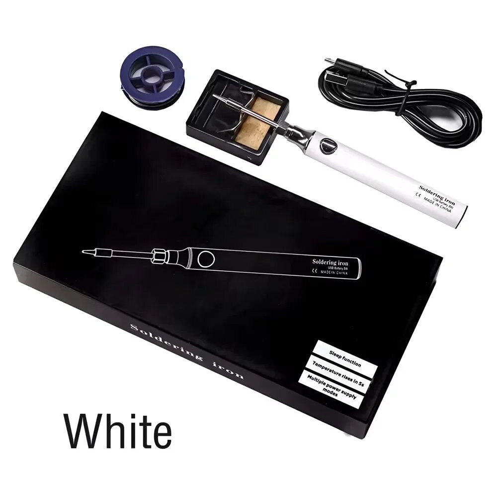 Портативный USB-паяльник 5В WHITE
