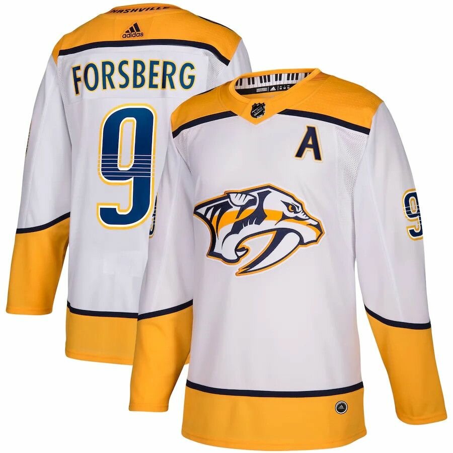 NHL джерси хоккейная Нэшвилл Предаторз Nashville Predators Hockey Jersey 9 Filip Forsberg Филип Форсберг номер 9