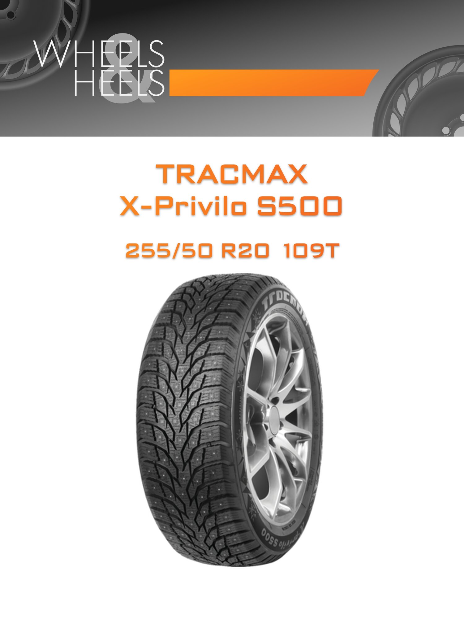 Шина автомобильная Tracmax X-Privilo S500 255/50 R20 109T XL WINTER Ш, зимняя, универсальная