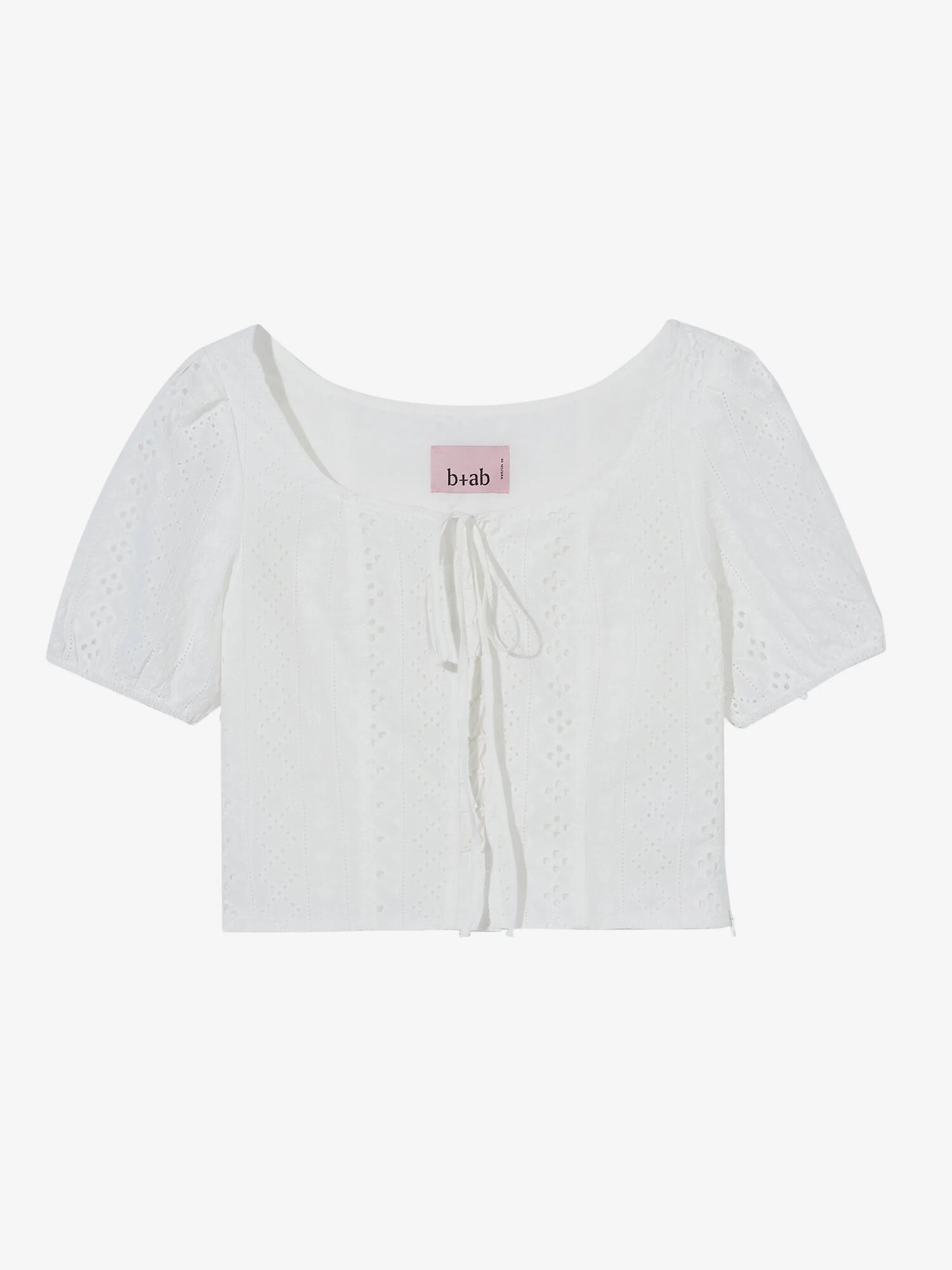 Топ Eyelet lace-up top