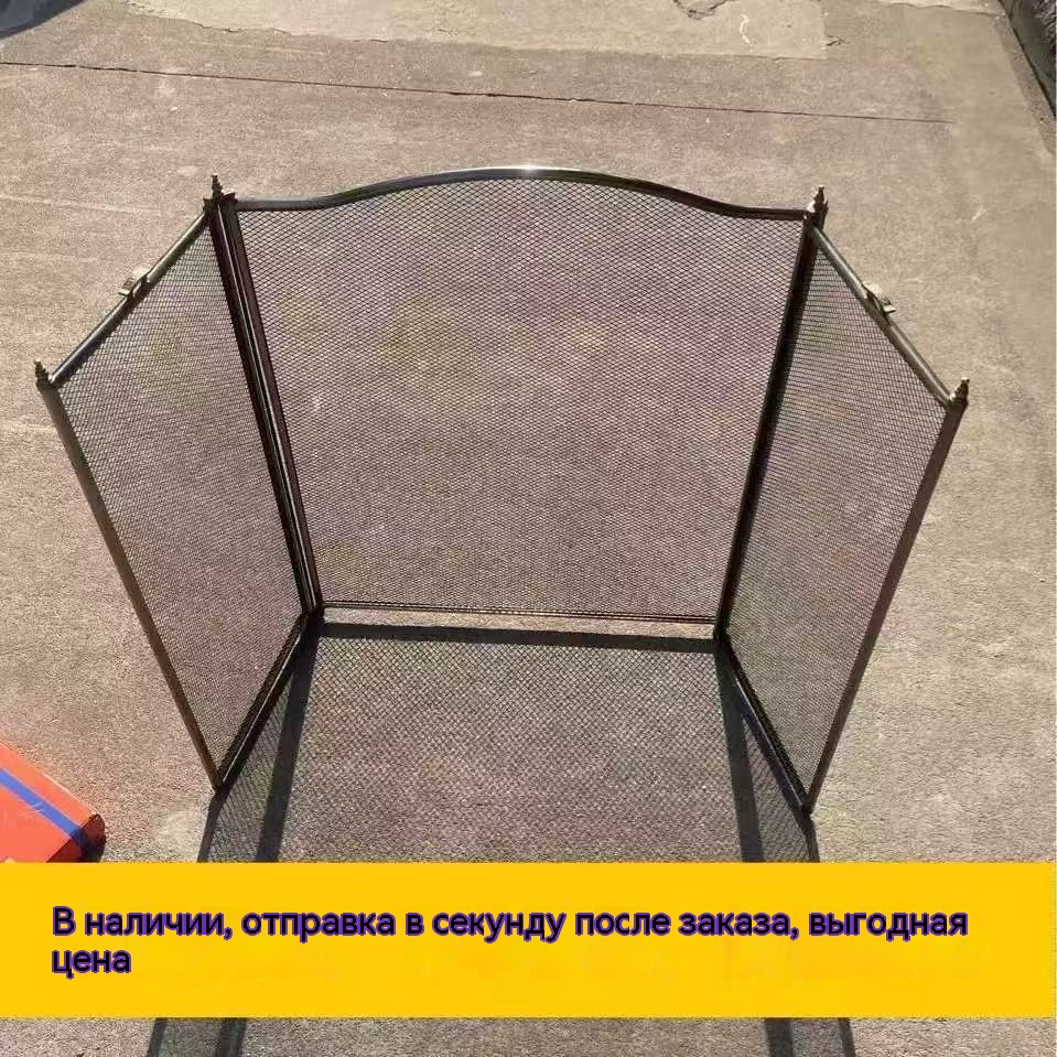 Каминный экран. Защитный экран для каминов и печей 130x75 см