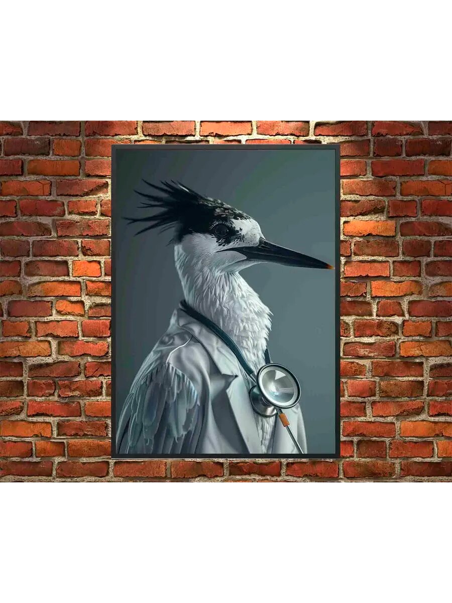 Крачка-птичий доктор 4, Плакат 30x42см
