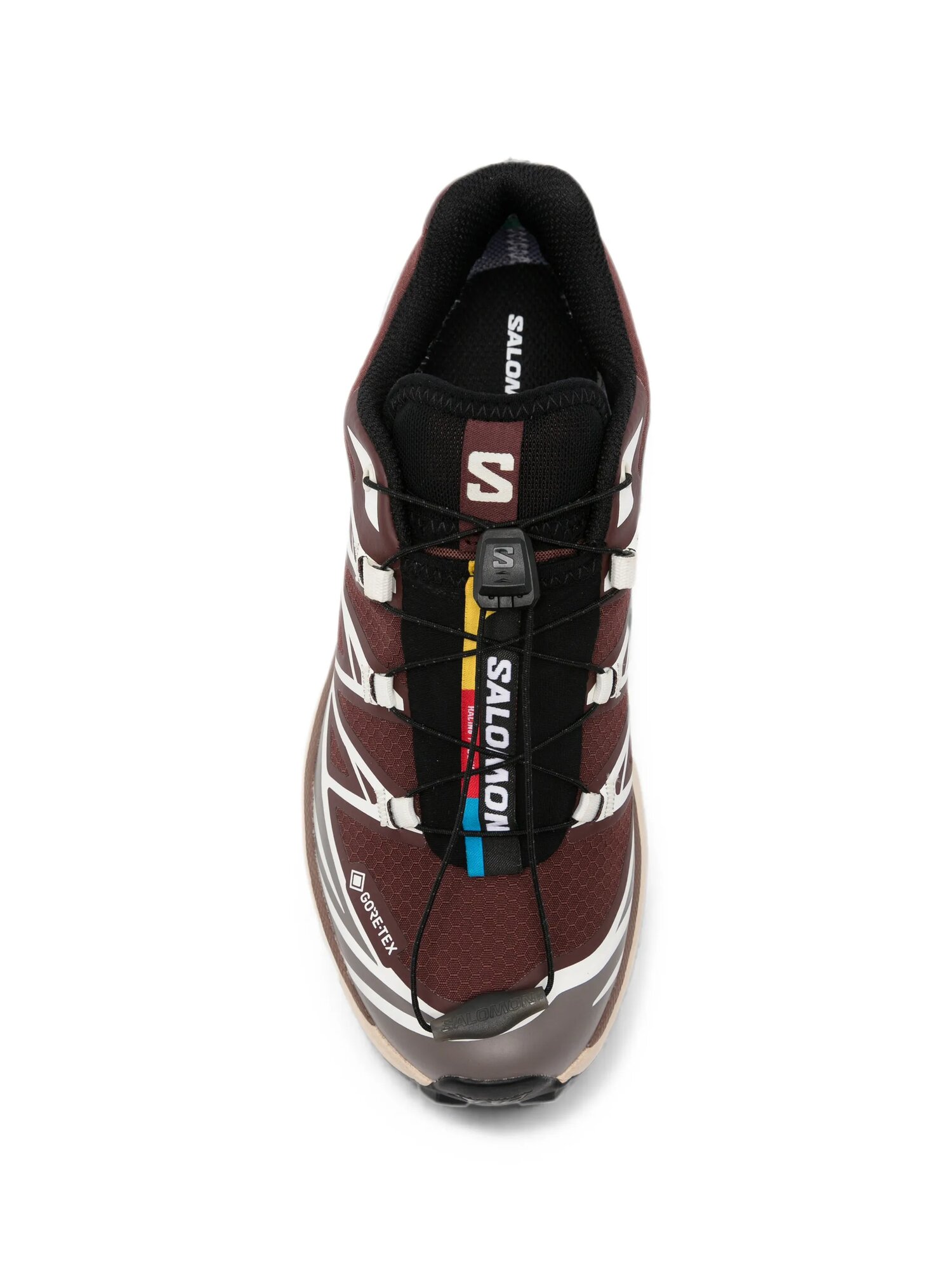 Кроссовки Salomon XT-6, размер 4.5 UK, коричневый/серый/оранжевый — фото 1