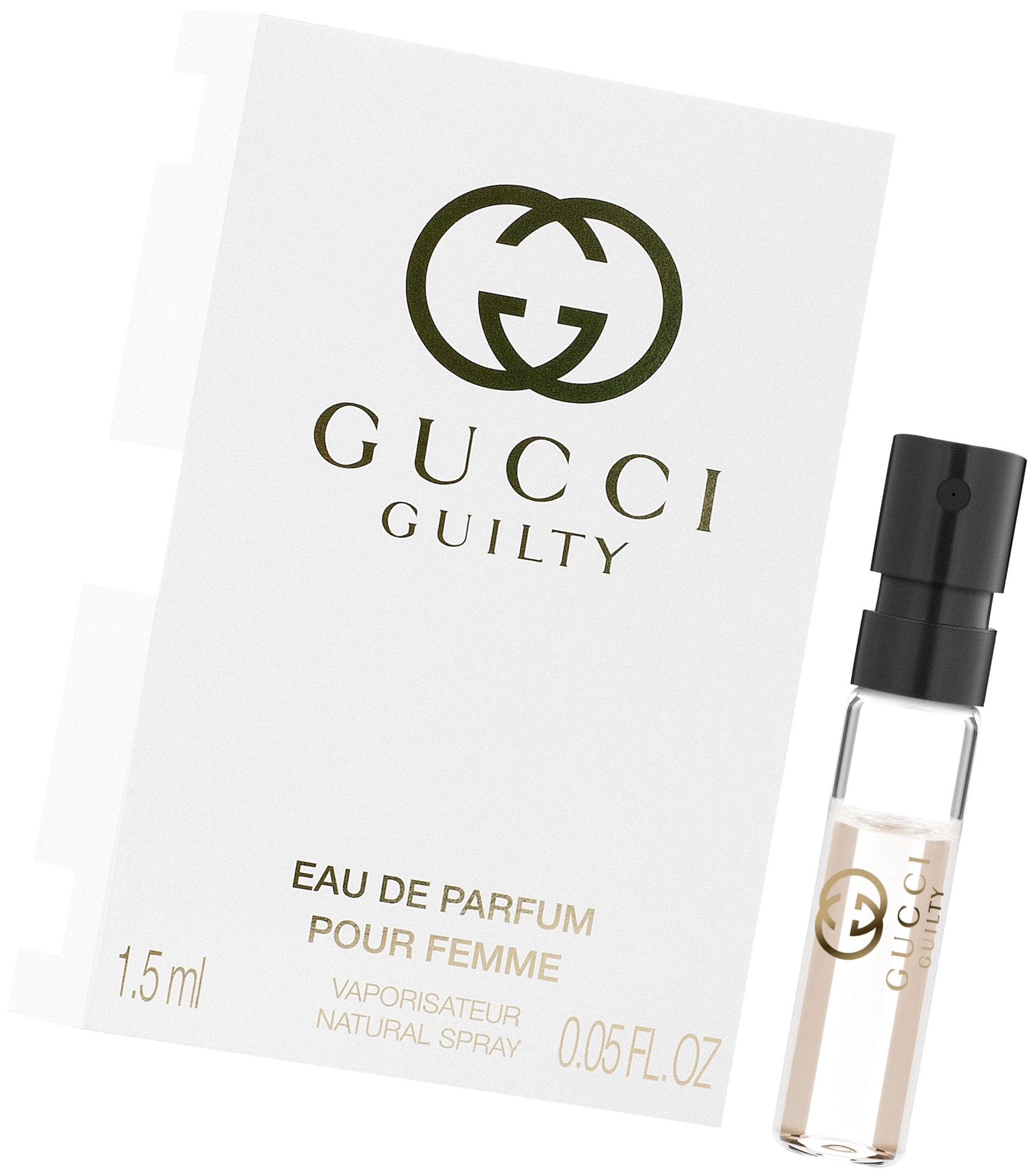 Парфюмерная вода Gucci Guilty Intense 1.5 мл миниатюра / Гуччи Гилти Интенс