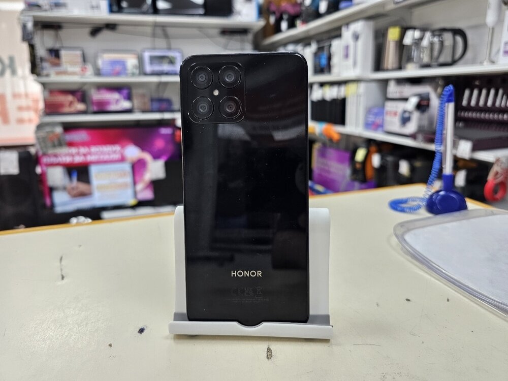 Смартфон Honor 8X, Dual SIM, экран 6,5", 6/128GB, Android 8.1, Черный. Б\У уценка