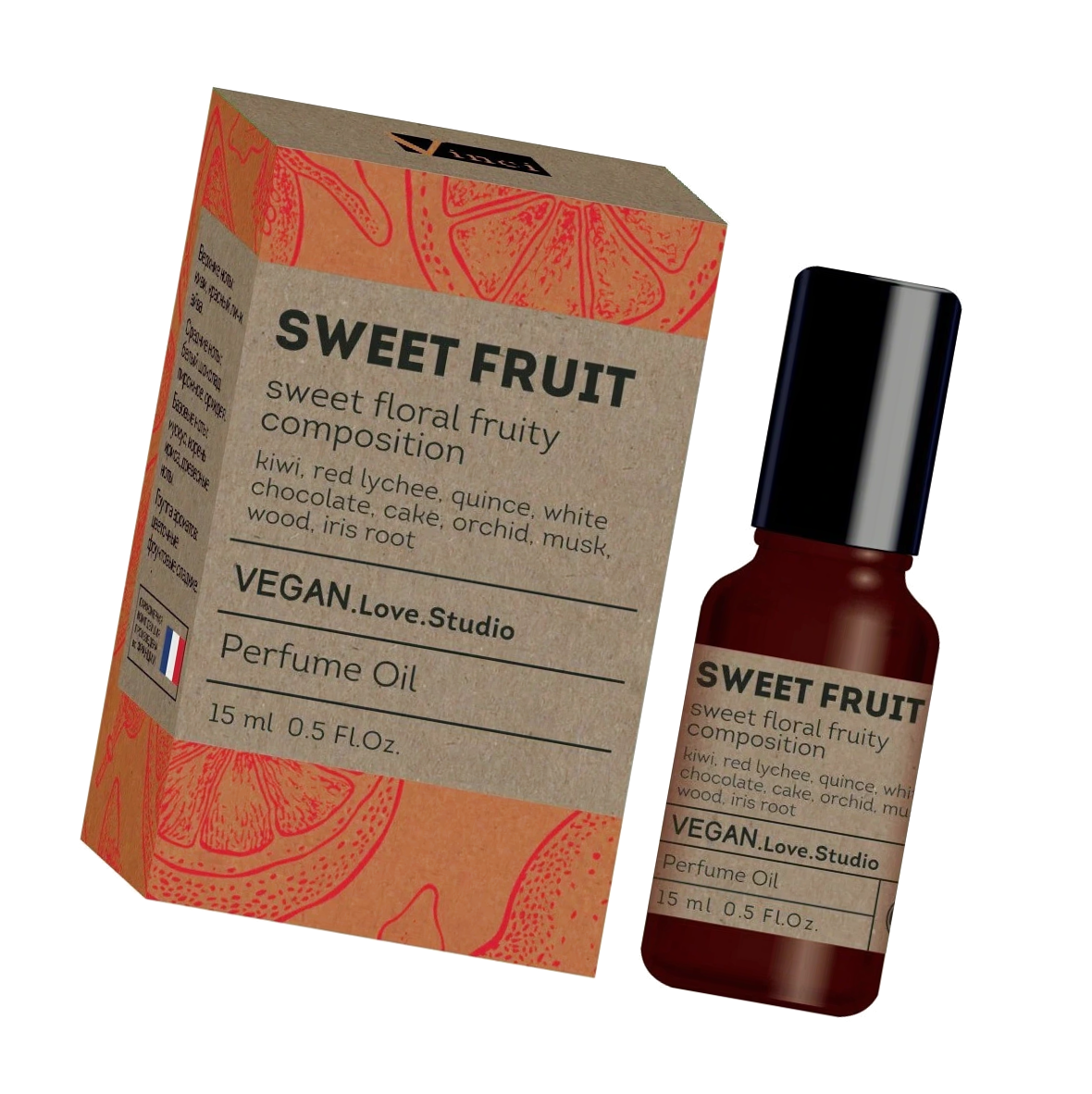 Масляный аромат Delta Parfum Vegan Love Studio Sweet Fruit для женщин 15 мл роллер - Дельта парфюм
