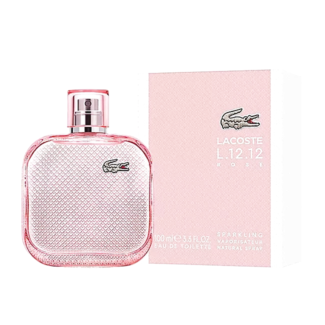 Женский аромат Lacoste L.12.12 Rose Sparkling 100 мл - Лакост Л12 Роуз Спарклинг туалетная вода