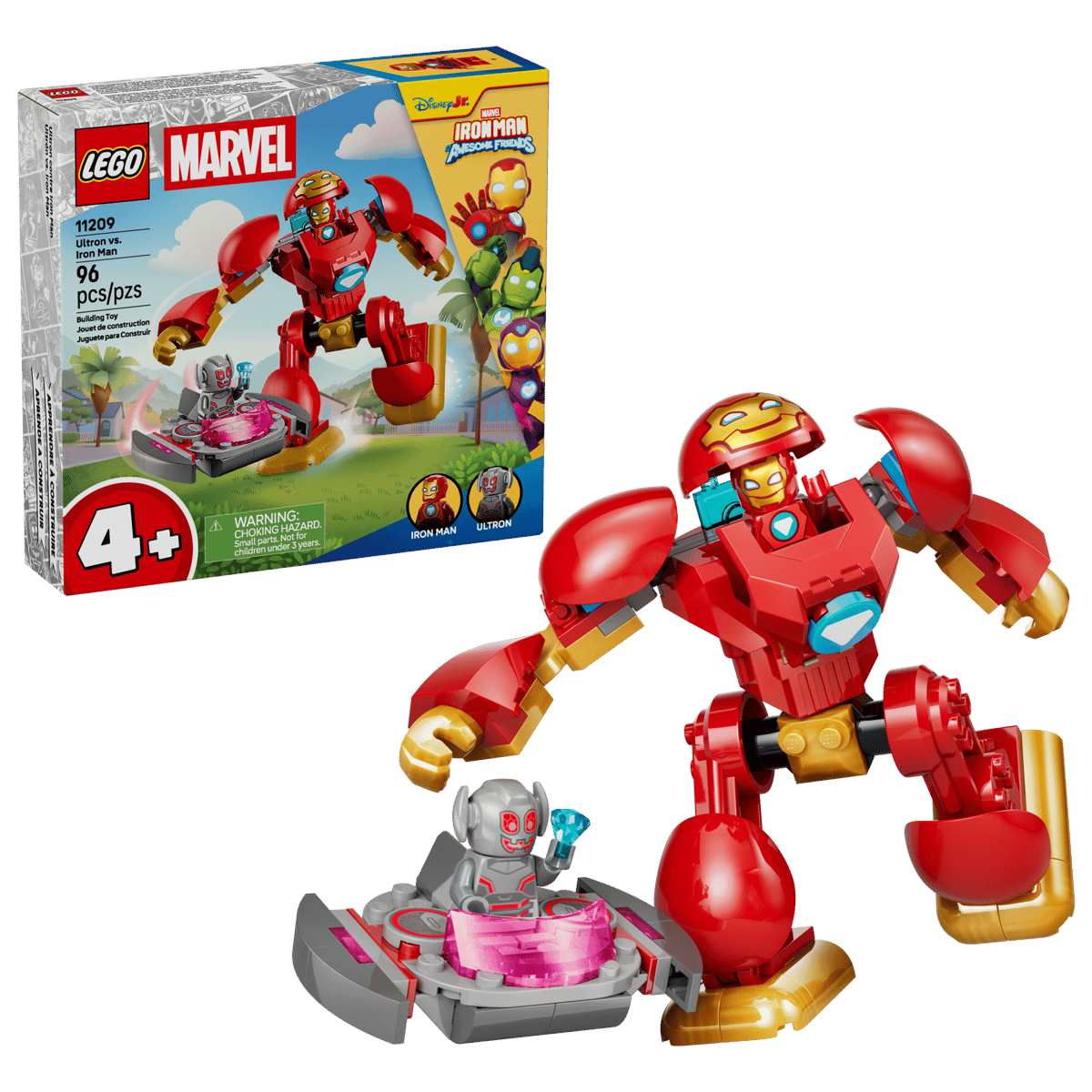 Конструктор LEGO Marvel 11209 Альтроны против Железного человека, 96 дет.