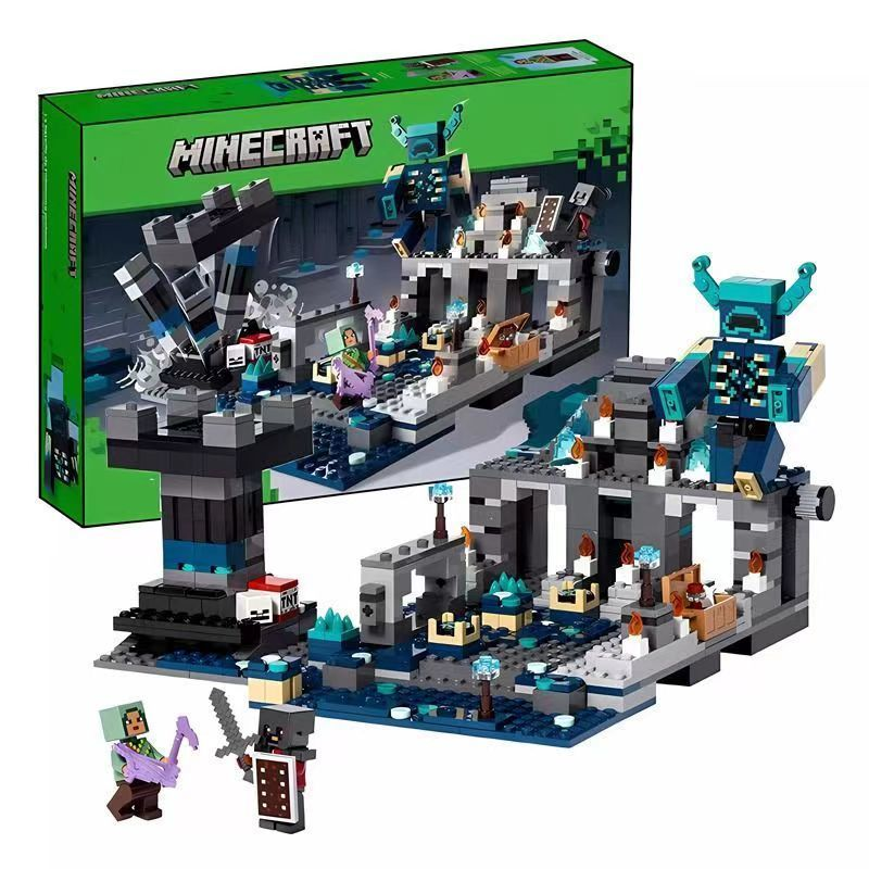 Новинка! Конструктор совместим с Lego Minecraft, Битва в тёмном мире 21246, сборная развивающая игрушка для детейСделано в Китае