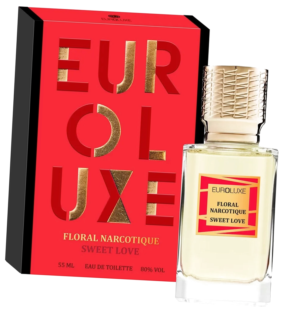 Туалетная вода для женщин Euroluxe Floral Narcotique Sweet Love 55 мл - Сладкая Любовь