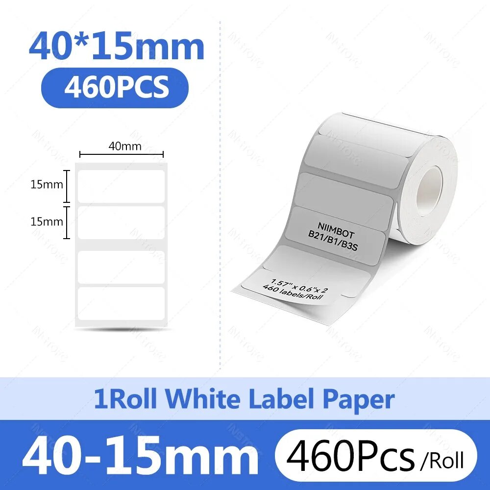Термобумага для этикеток Niimbot 40x15mm, 460шт