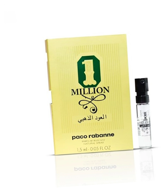 1 Миллион Голден Уд мужские духи миниатюра 1.5 мл - Paco Rabanne 1 Million Golden Oud