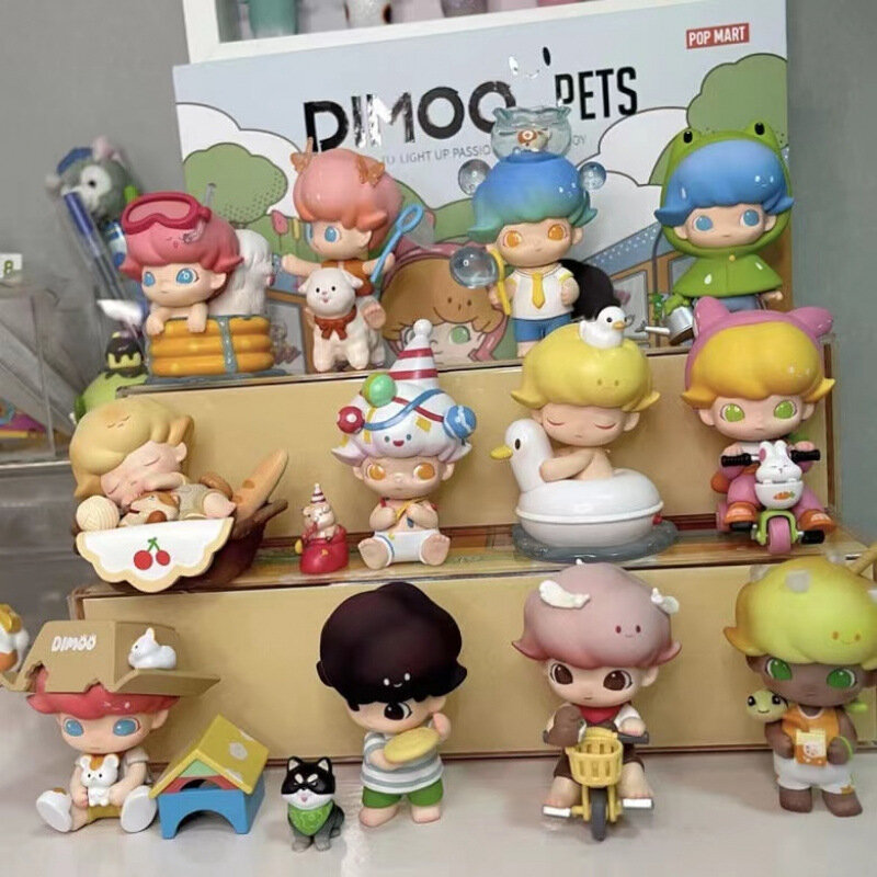 Dimoo Pet Vacation Series Полный набор из 13 уникальных фигурок - включая скрытый персонаж