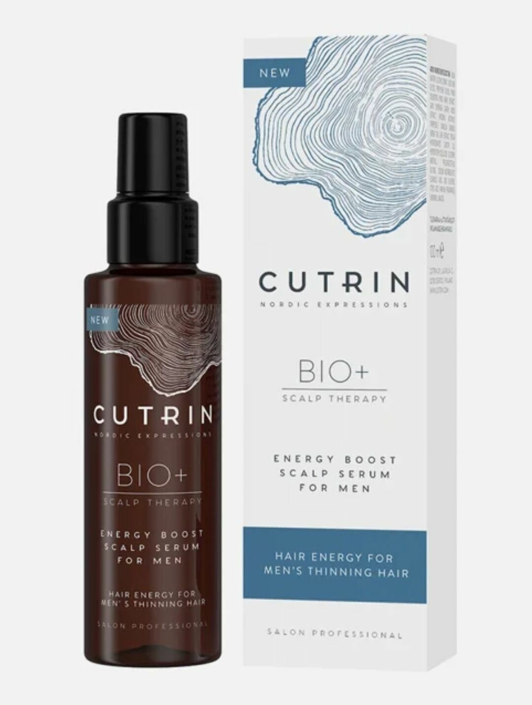 Сыворотка-бустер для укрепления волос у мужчин CUTRIN bio+ energy boost