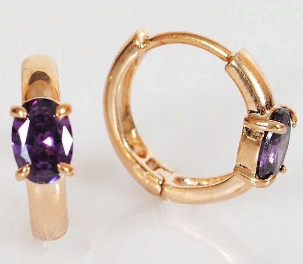Серьги Lotus Jewelry, аметист