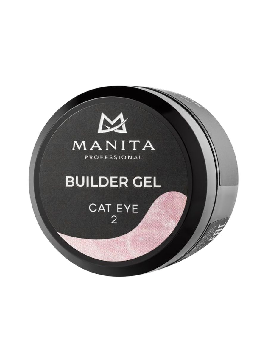 Manita Professional Гель моделирующий для ногтей / Builder Gel Cat Eye №02, 15 мл