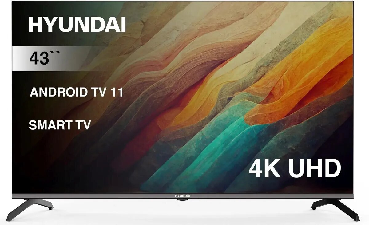 43" Телевизор Hyundai H-LED43BU7006, 4K Ultra HD,