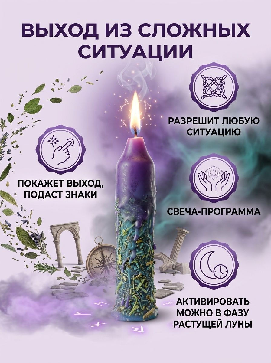 Выход из сложных ситуации. Свеча с программой