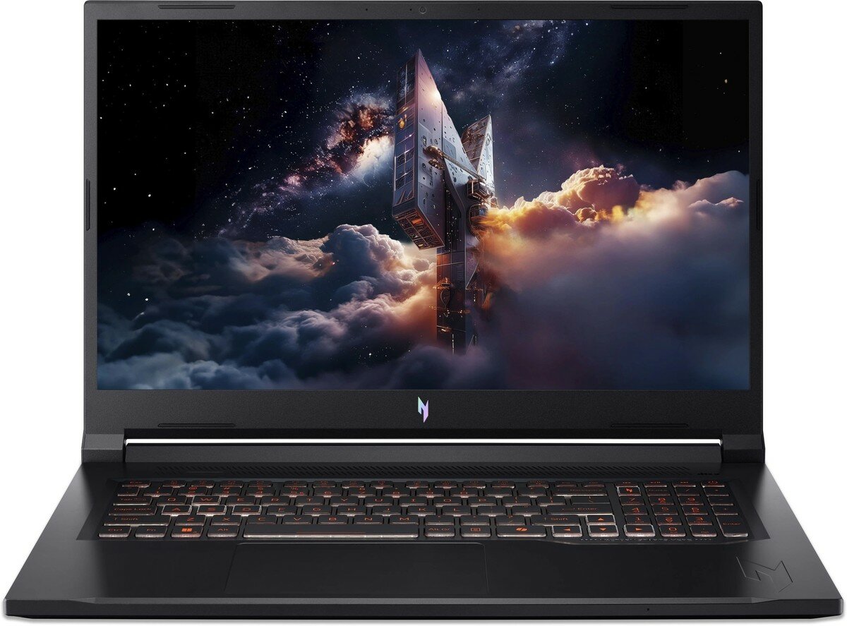 Ноутбук Acer Nitro V 17 AI ANV17-41-R1E4, 17.3", IPS, AMD Ryzen 7 260 3.8ГГц, 8-ядерный, 16ГБ DDR5, 512ГБ SSD, NVIDIA GeForce RTX 5060 - 8 ГБ, без операционной системы, черный