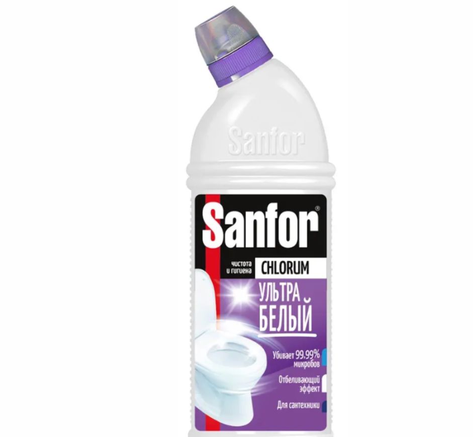 Sanfor Гель для ванн и туалета Chlorum,750 мл