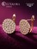 Серьги LUXKORA, фианит, размер 16 мм, желтый