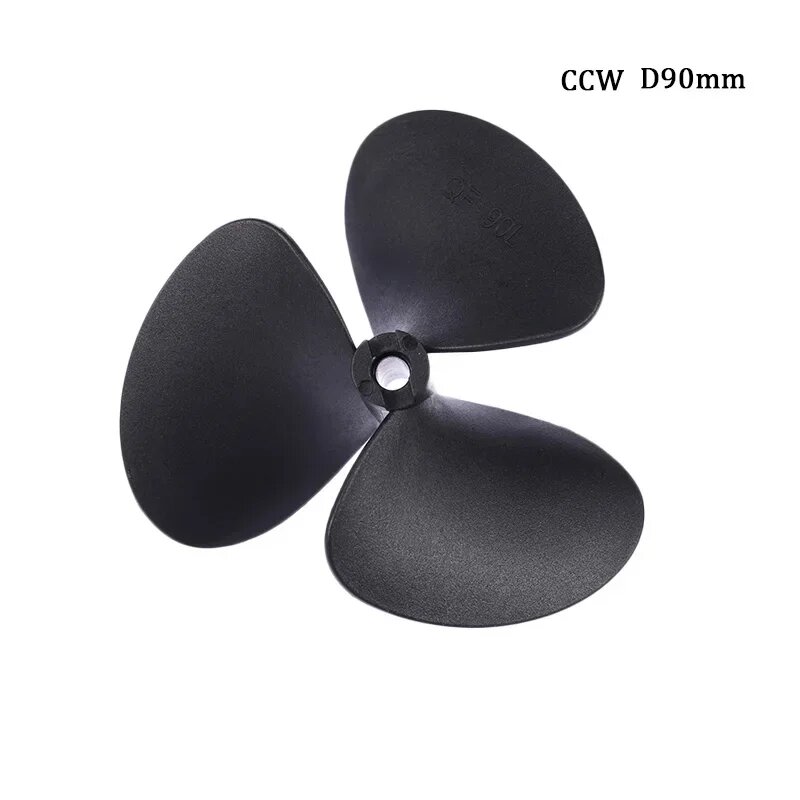 Гребной винт RIMK для радиоуправляемой лодки 3 лопасти 5 мм CCW D90mm for 5mm