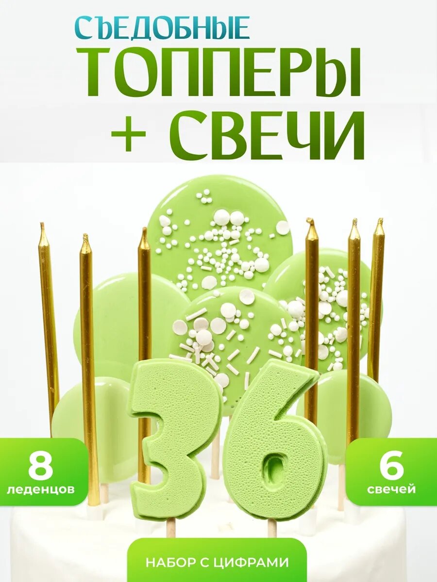 Топпер на торт 36 лет