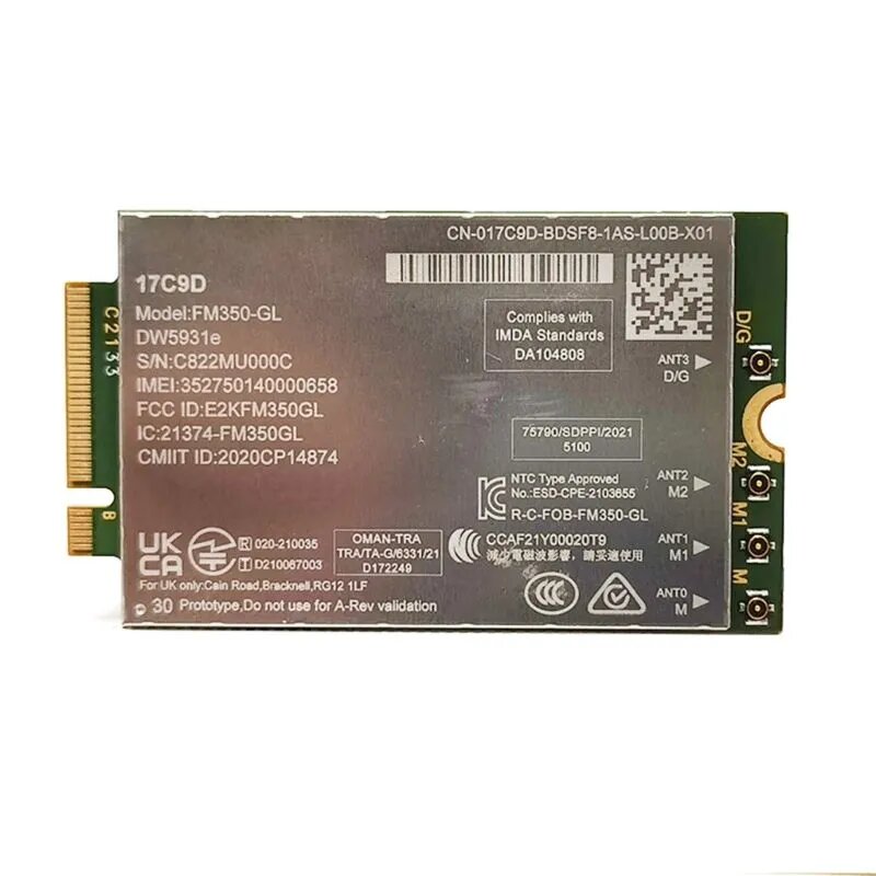 FM350 GL DW5931e 5G M.2 модуля