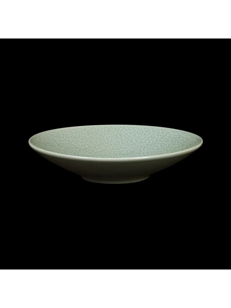 Салатник фарфоровый зеленый 10,25' 260 мм "Corone Nori"