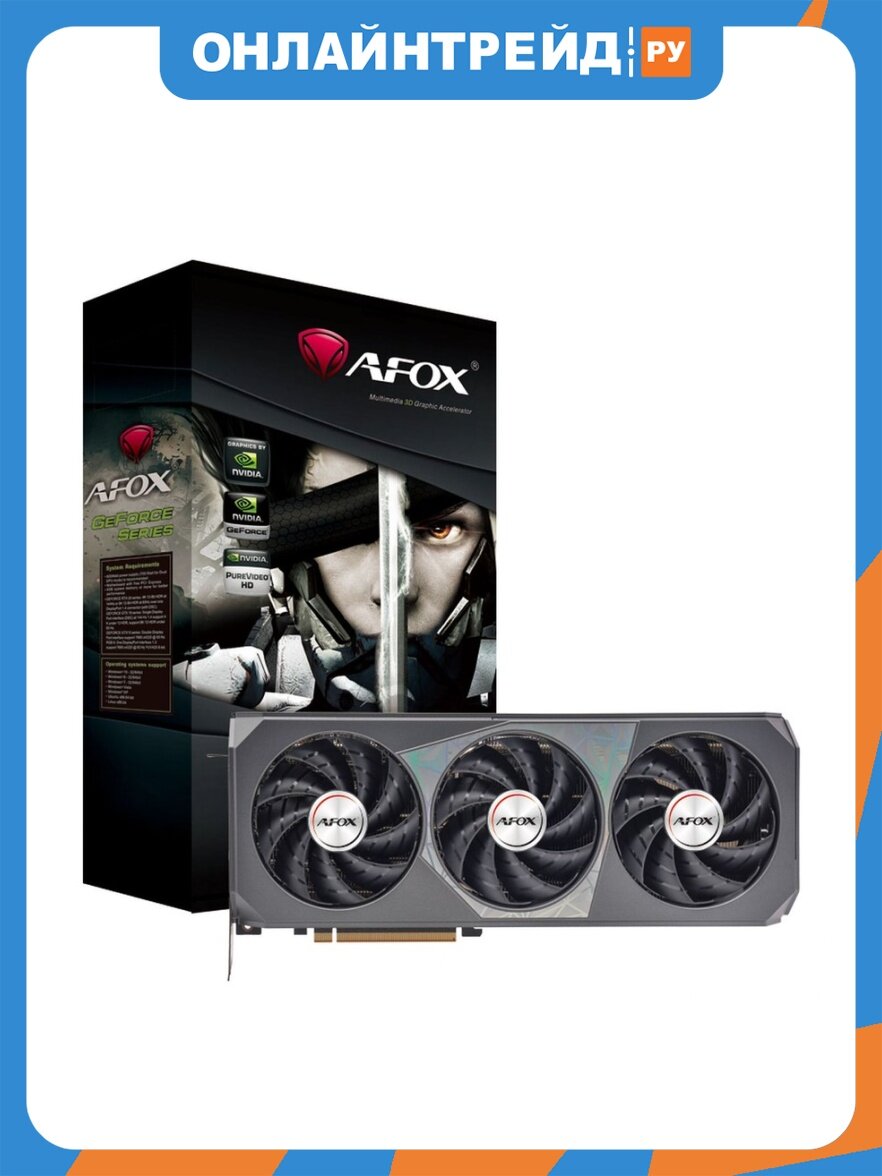 Видеокарта Afox GeForce RTX 4070 GAMING 12G (AF4070-12GD6H7-V3)