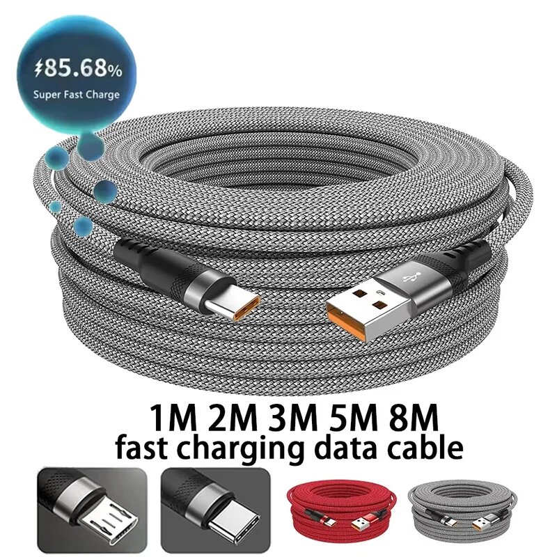 USB-C кабель 1.5м, серый — фото 1
