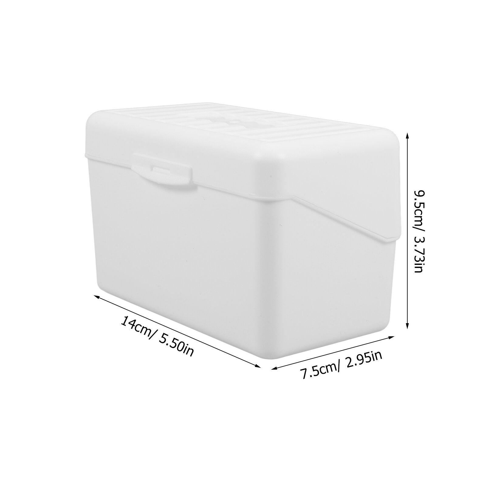Белая Коробка Для Бизнес-Карт С Большой Емкостью 14.00X9.50X7.50Cm