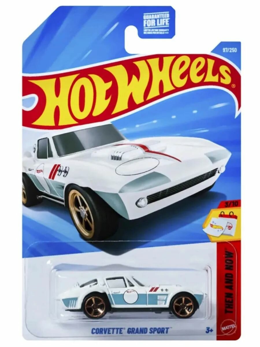 JJJ58 Hot Wheels машинка металлическая игрушка коллекционная масштабная модель Corvette Grand Sport кейс 2026